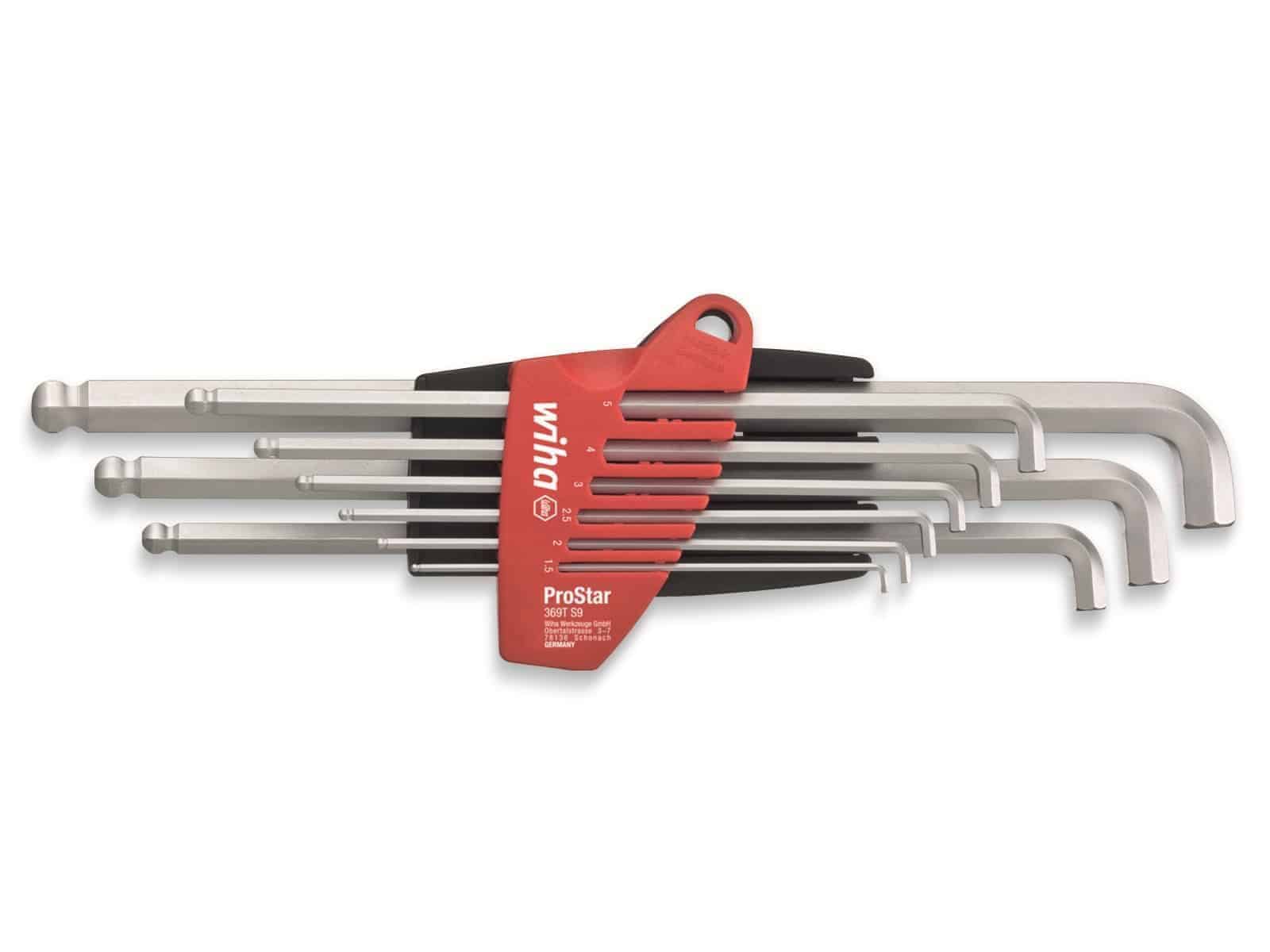 Wiha Allen Allen key set 1.5 mm, 2 mm, 2.5 mm, 3 mm, 4 mm,