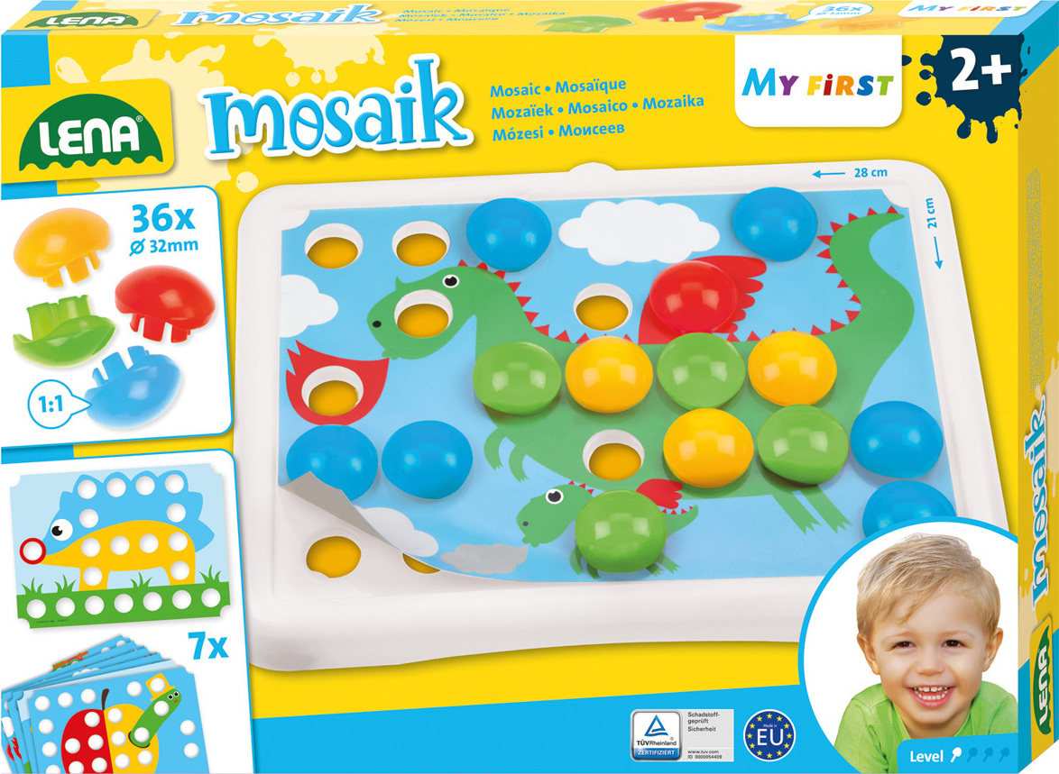 LENA My First Mosaik-Set Tiere 36 Stecker | Kaufland.at