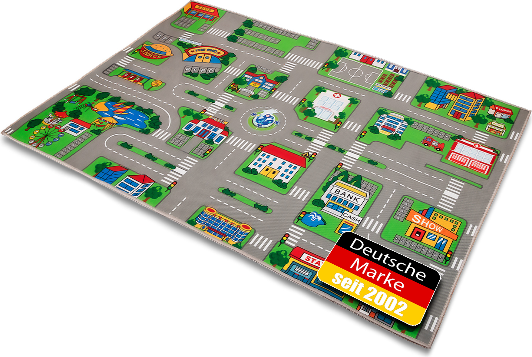 BigDean Spielteppich Kinder in Stadt Design | Kaufland.de