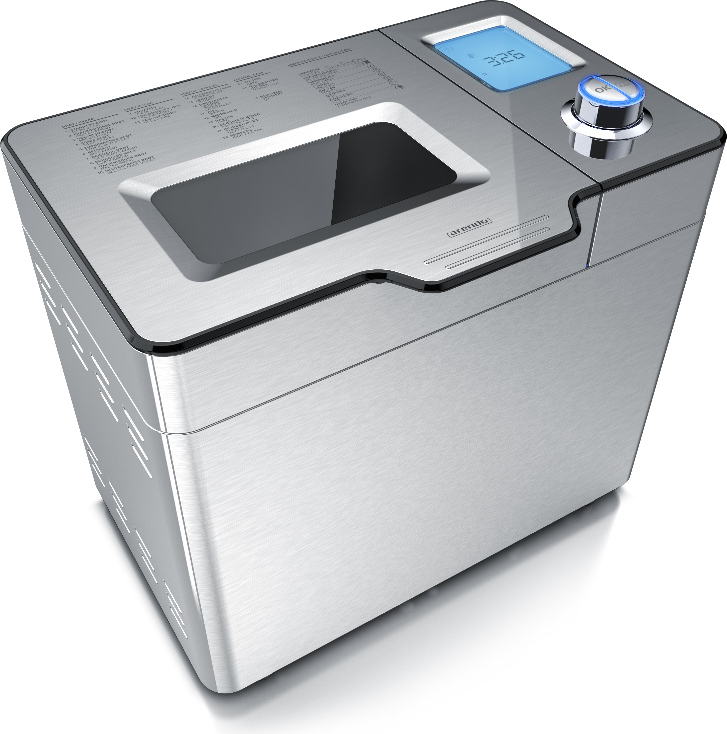 Arendo pekárna chleba, 25 programů, 550 W, pekárna chleba,