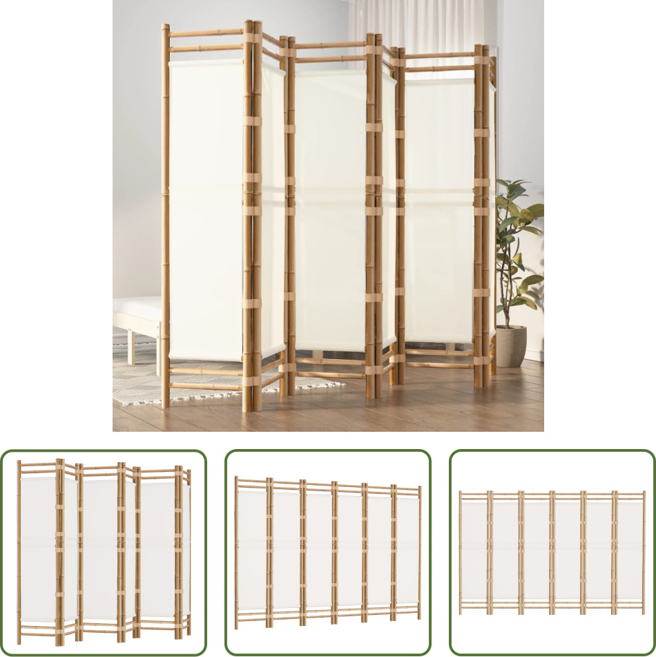 The Living Store 6 ks. Skládací paraván 240 | Kaufland.cz