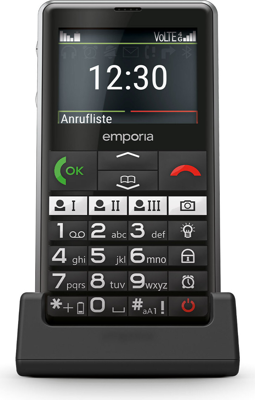 Emporia PURE-LTE schwarz LTE + Wifi Smartphone Handys