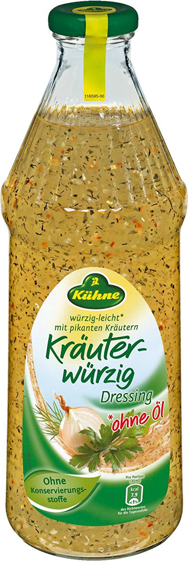 Kühne dressing piccante alle erbe con erbe tritate