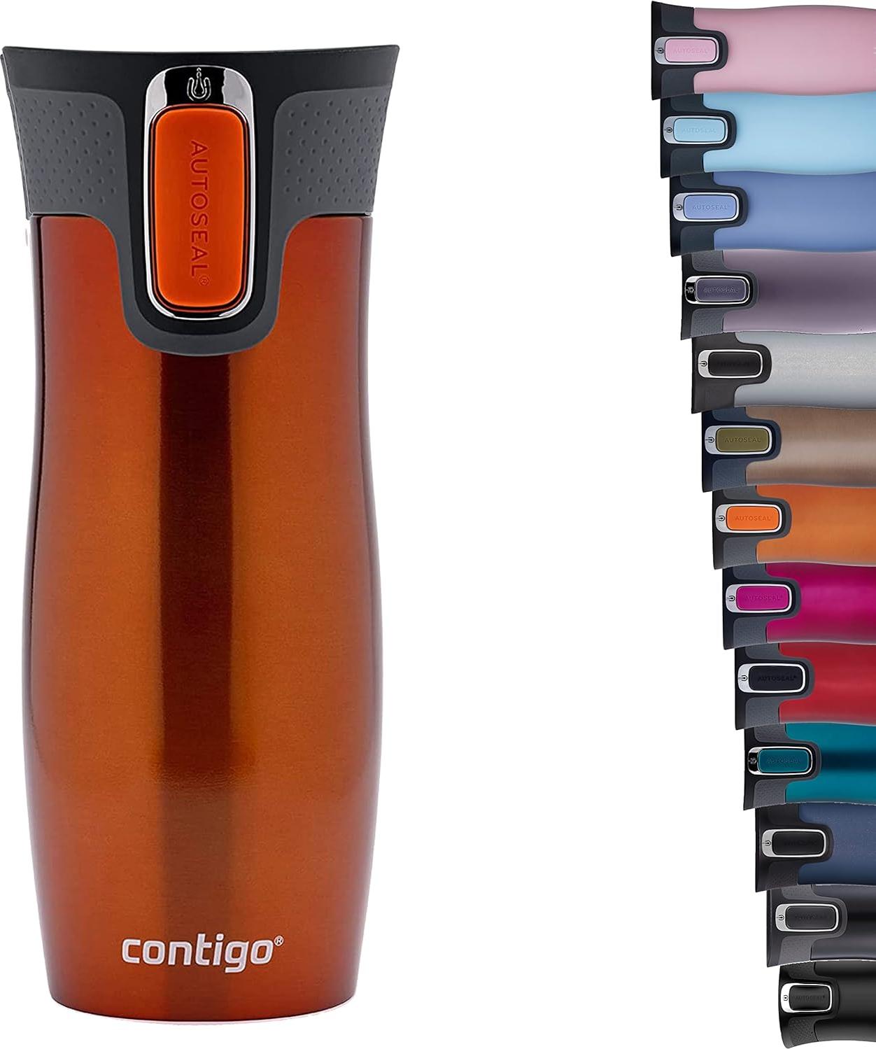 ContiGo! West Loop Thermobecher orange Edelstahl 20x6,5 cm