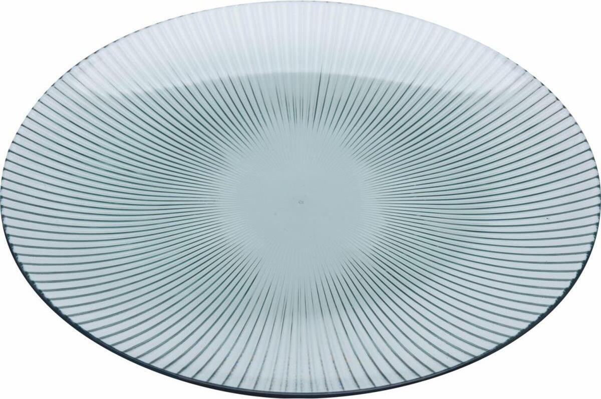 Talerz turkusowy z błyszczącym wzorem Modern Design