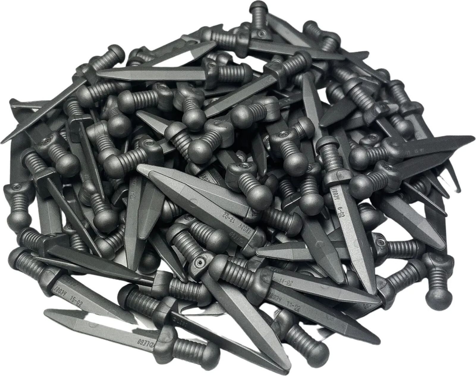 LEGO® Gladiator Épée pour minifigure Argent - 18034 NOUVEAU