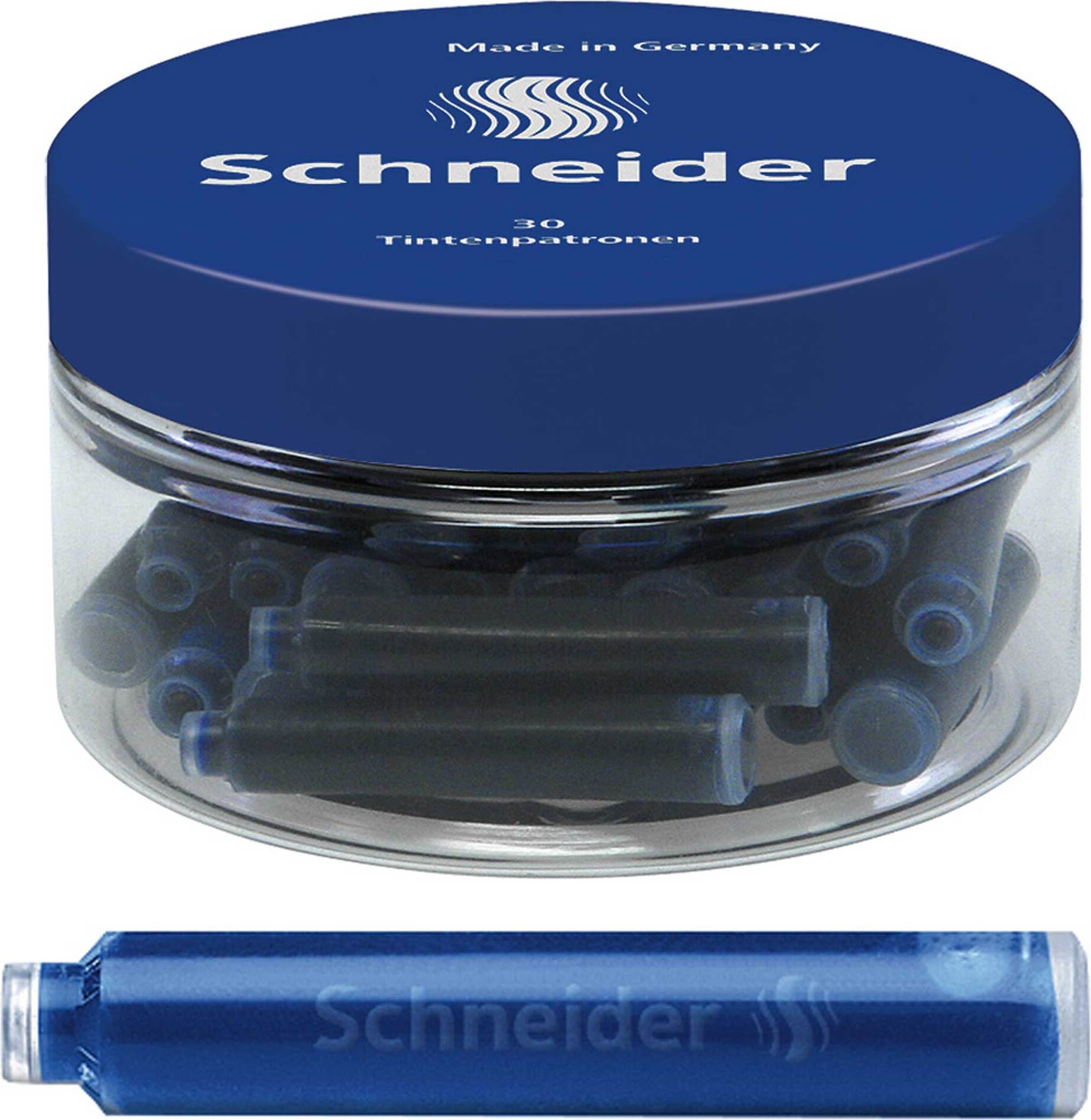 Schneider Tintenpatronen für Füller blau 30 St.