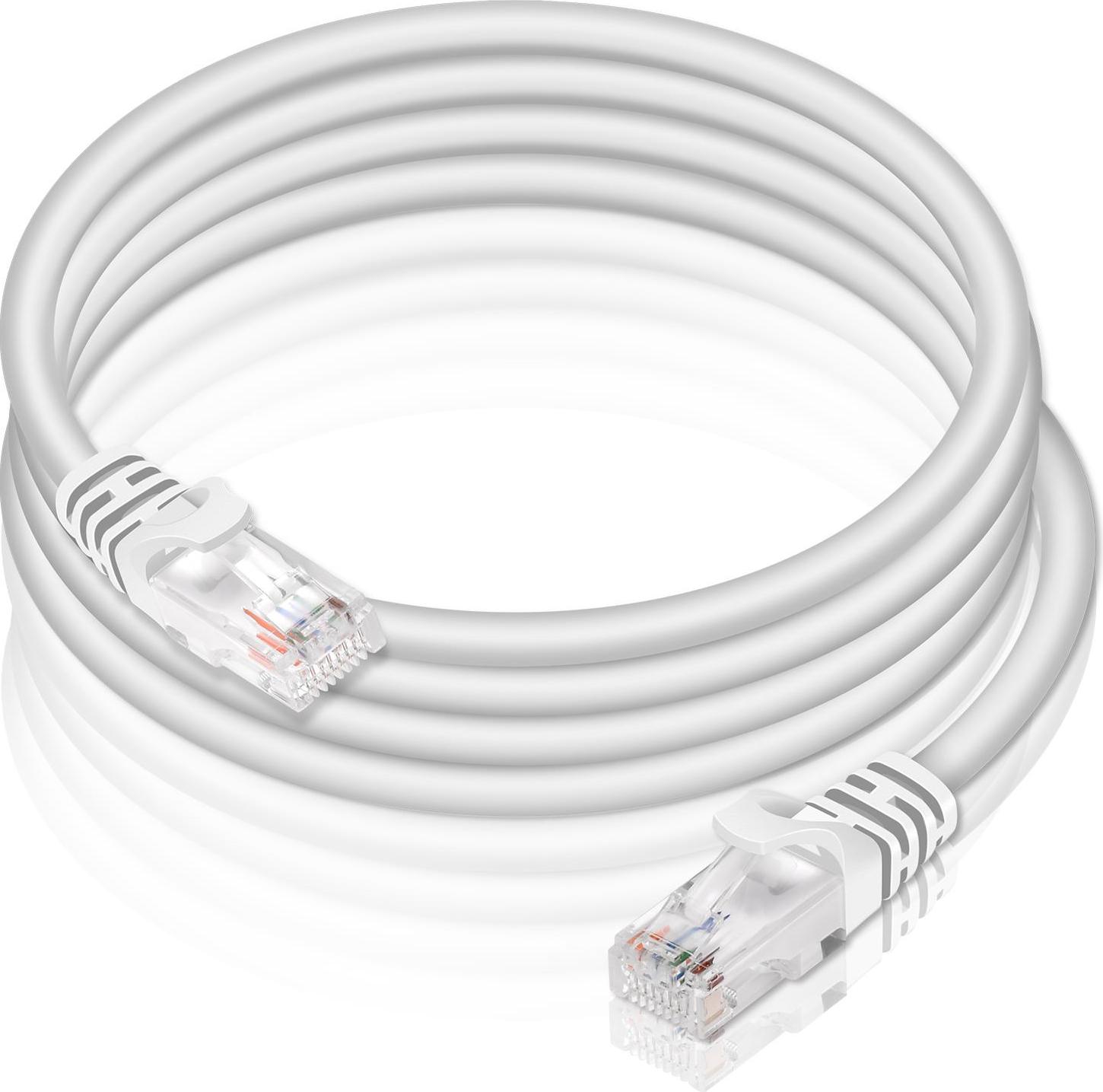 VERCO 8m CAT 6 sieťový kábel patch kábel okrúhly kábel RJ45