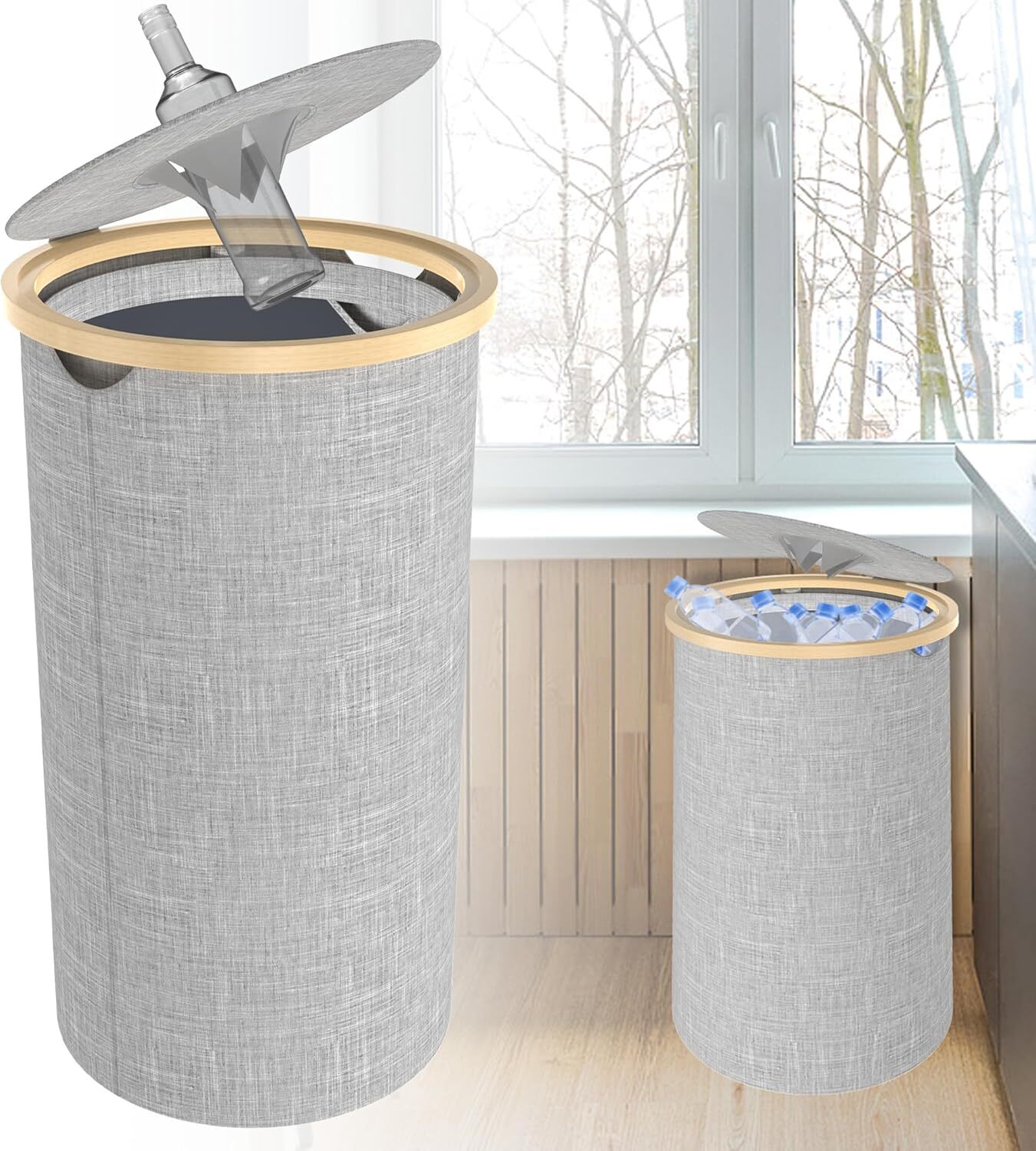 VA-Cerulean 100L Collecteur de bouteilles consign?es avec