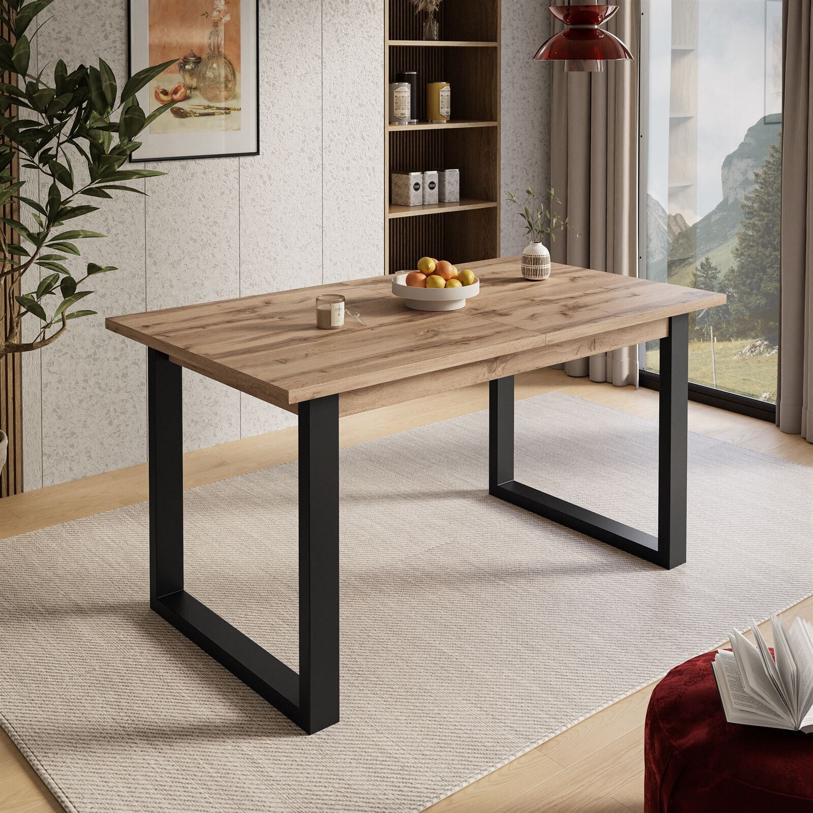 Tisch ART Ausziehtisch 150-198 cm Eiche Wotan | Kaufland.at