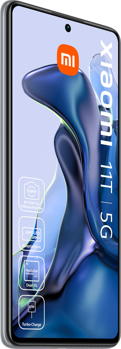 Xiaomi 11T 5G 128 GB + 8 GB Dual-Sim Nebesky modrá ústa