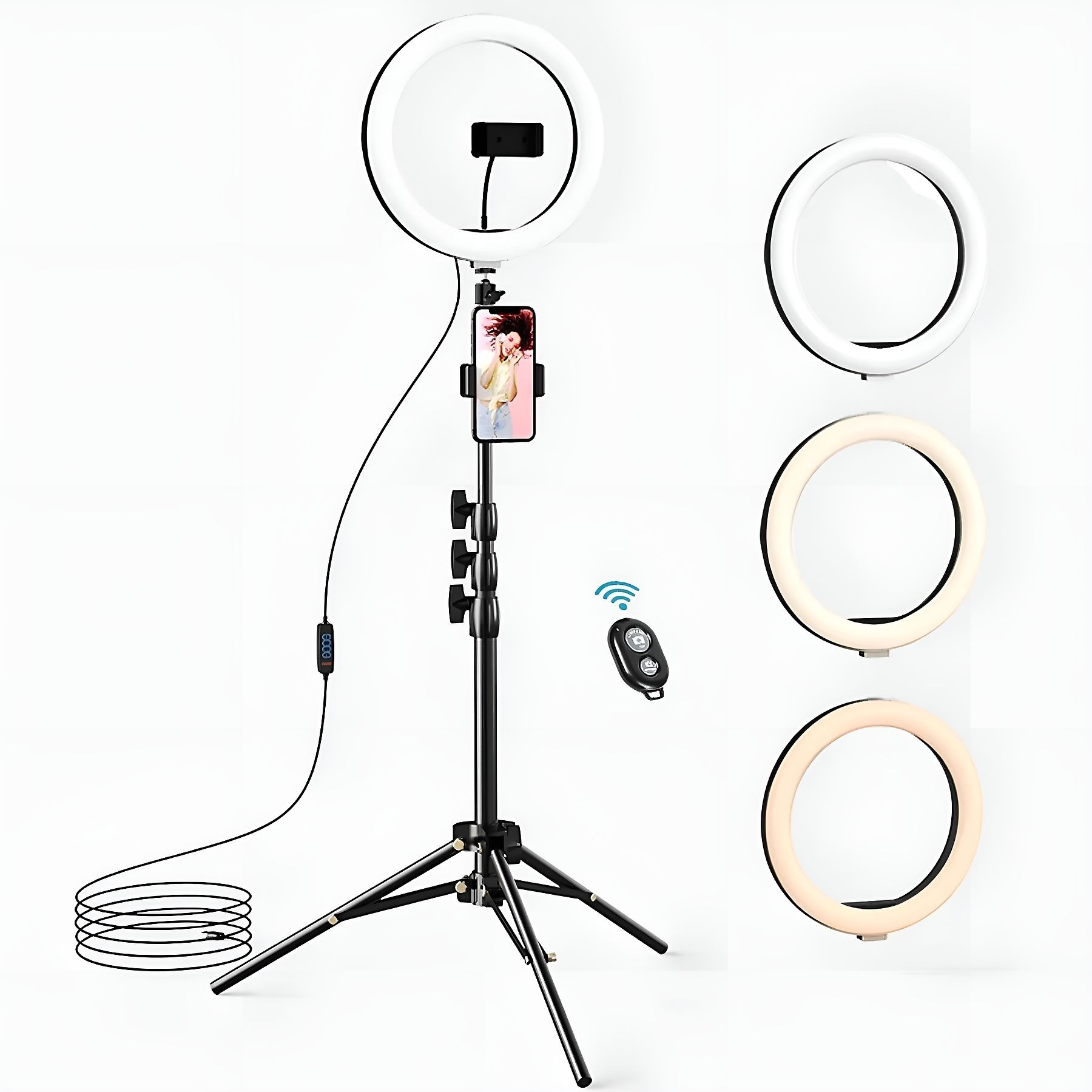 ZELURXX 10 Zoll LED Ringlicht mit Stativ, | Kaufland.de