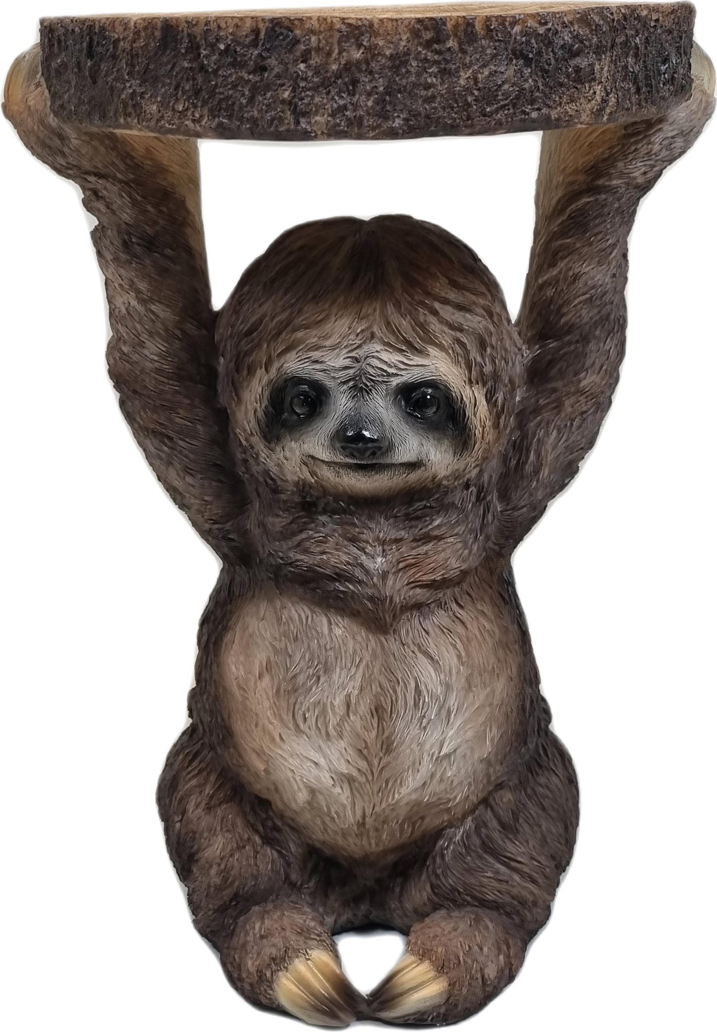 Dekofigur Faultier sitzend mit Baumscheibe | Kaufland.de