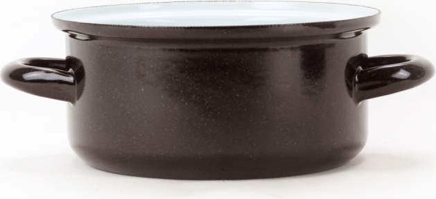 Emaillierter Kochtopf STANDARD braun 24 cm, | Kaufland.de