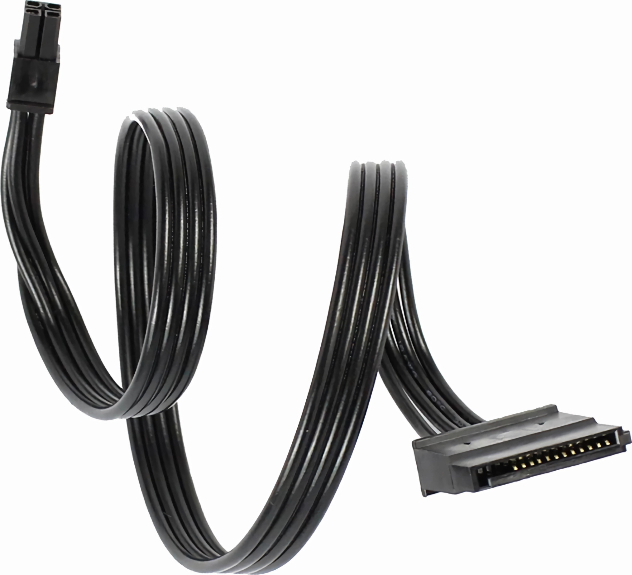 Q81 Adapterkabel Mini 4-Pin auf SATA Strom 35 cm – SSD