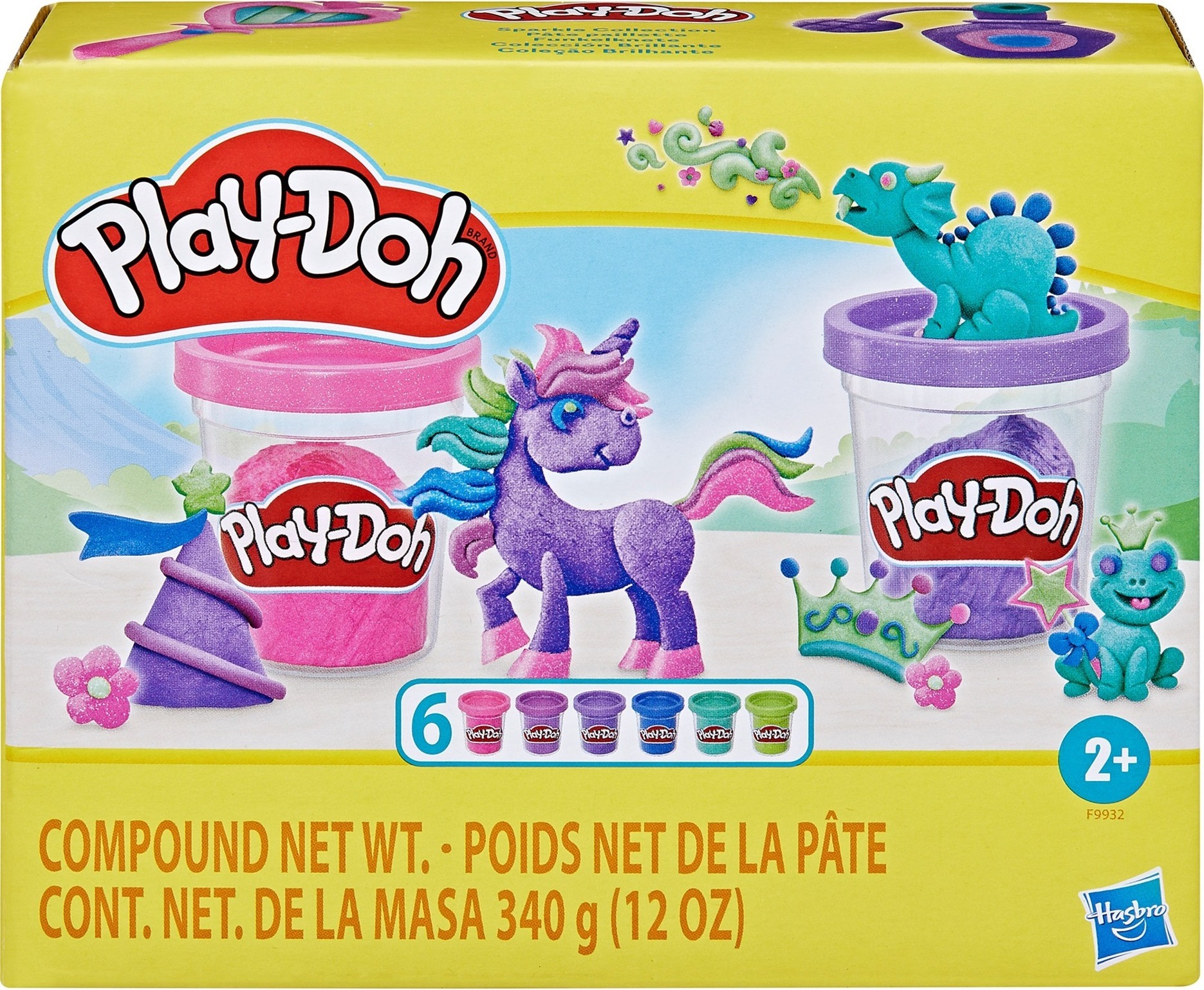 Play Doh Sparkle Collection Glitzer Knete Kinderknete