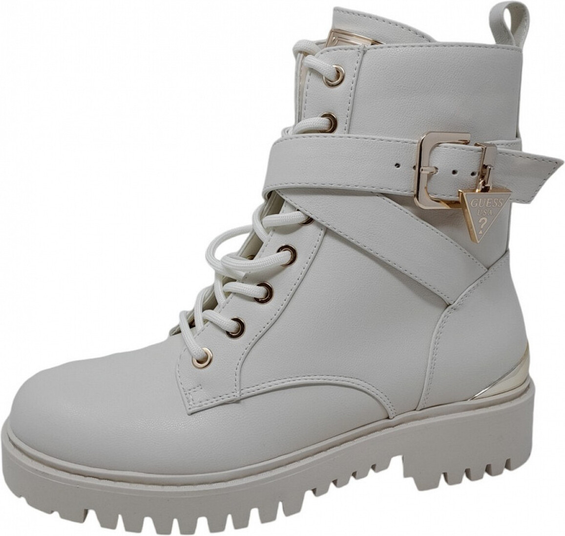 Guess OLSY Schnürstiefel Beige Stiefeletten | Kaufland.de