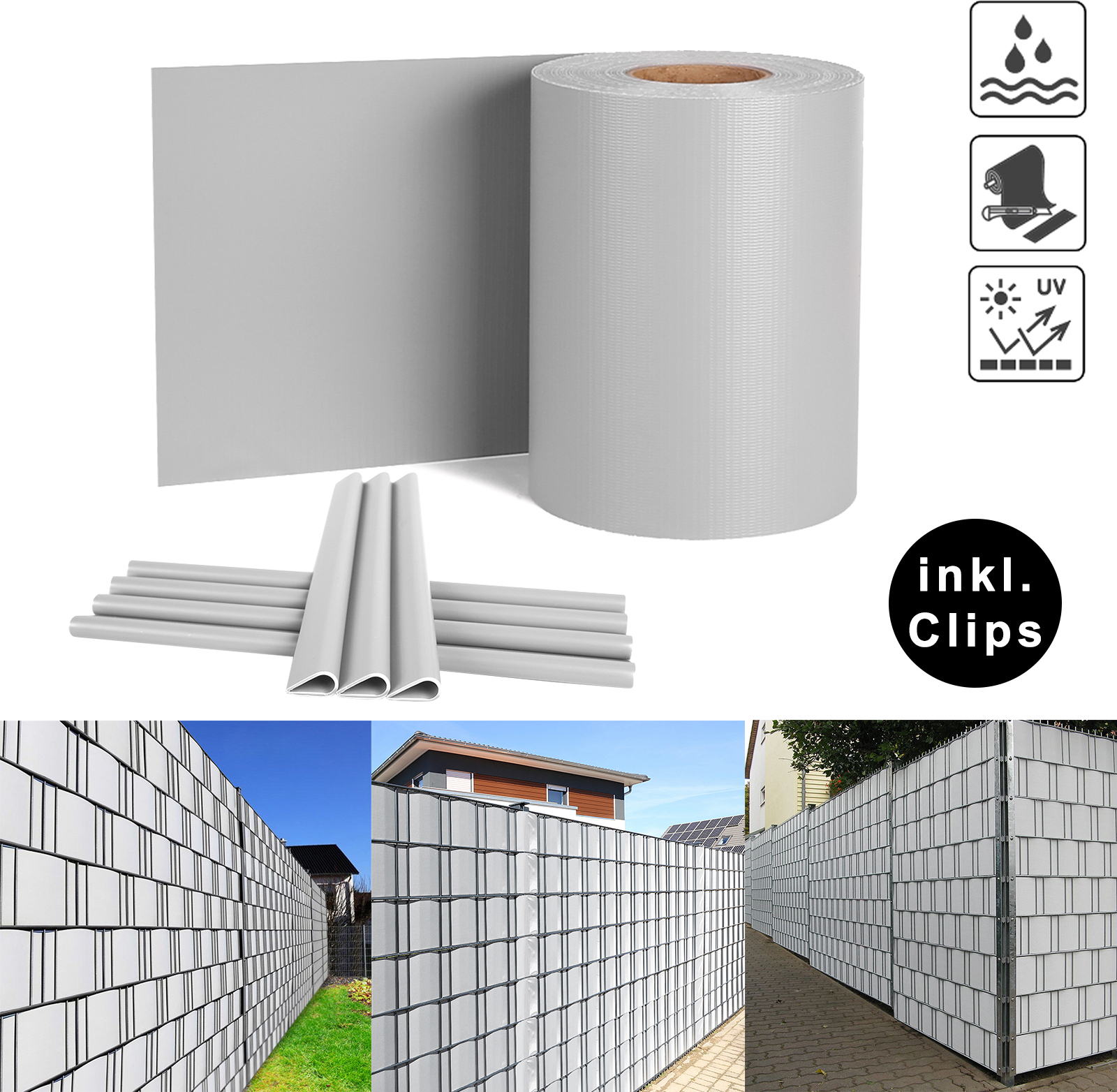 XMTECH 130mx19cm Privacy Film PVC Privacy Strip with 60