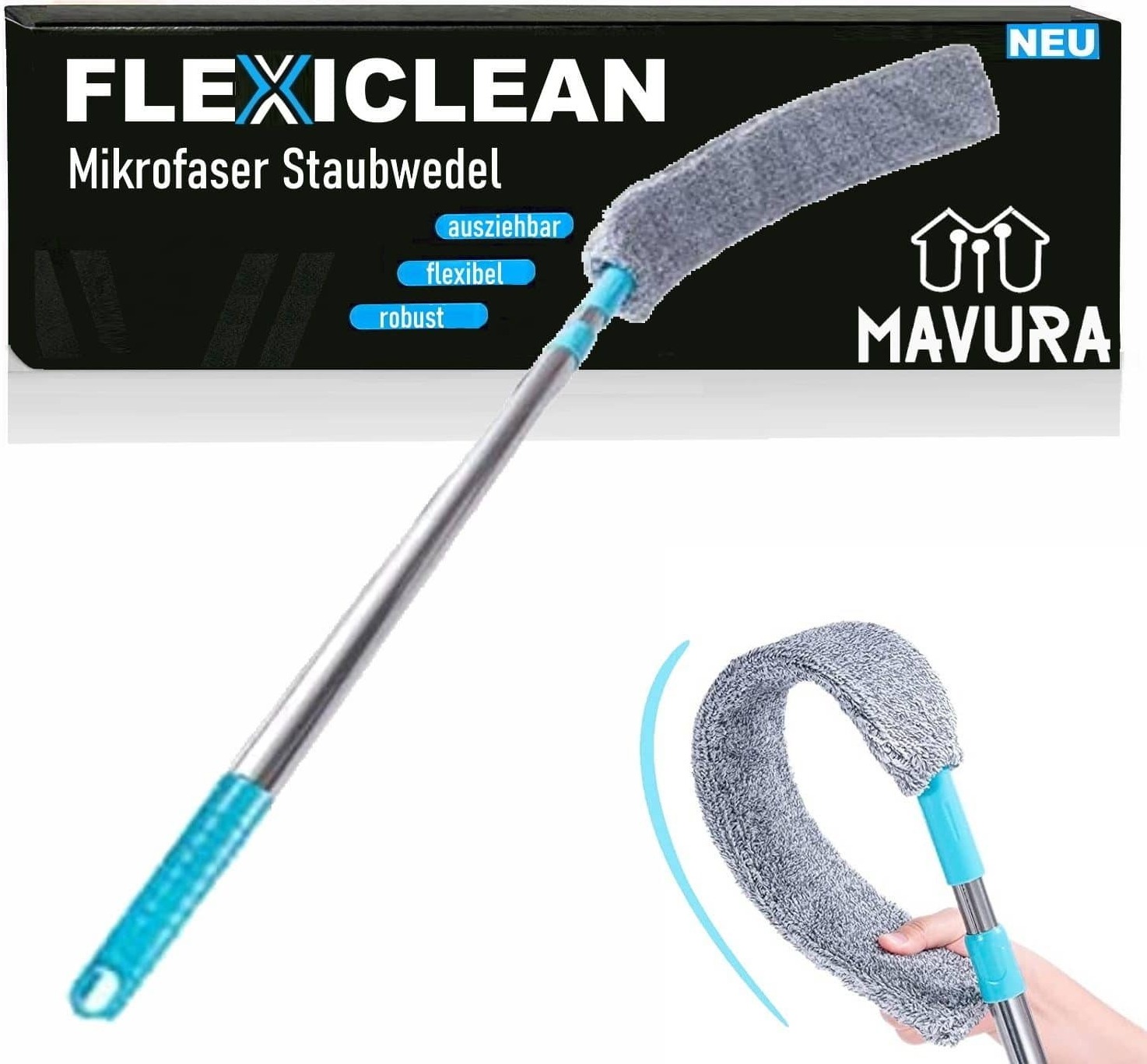 FLEXICLEAN Flexibilná prachovka Teleskopická prachovka