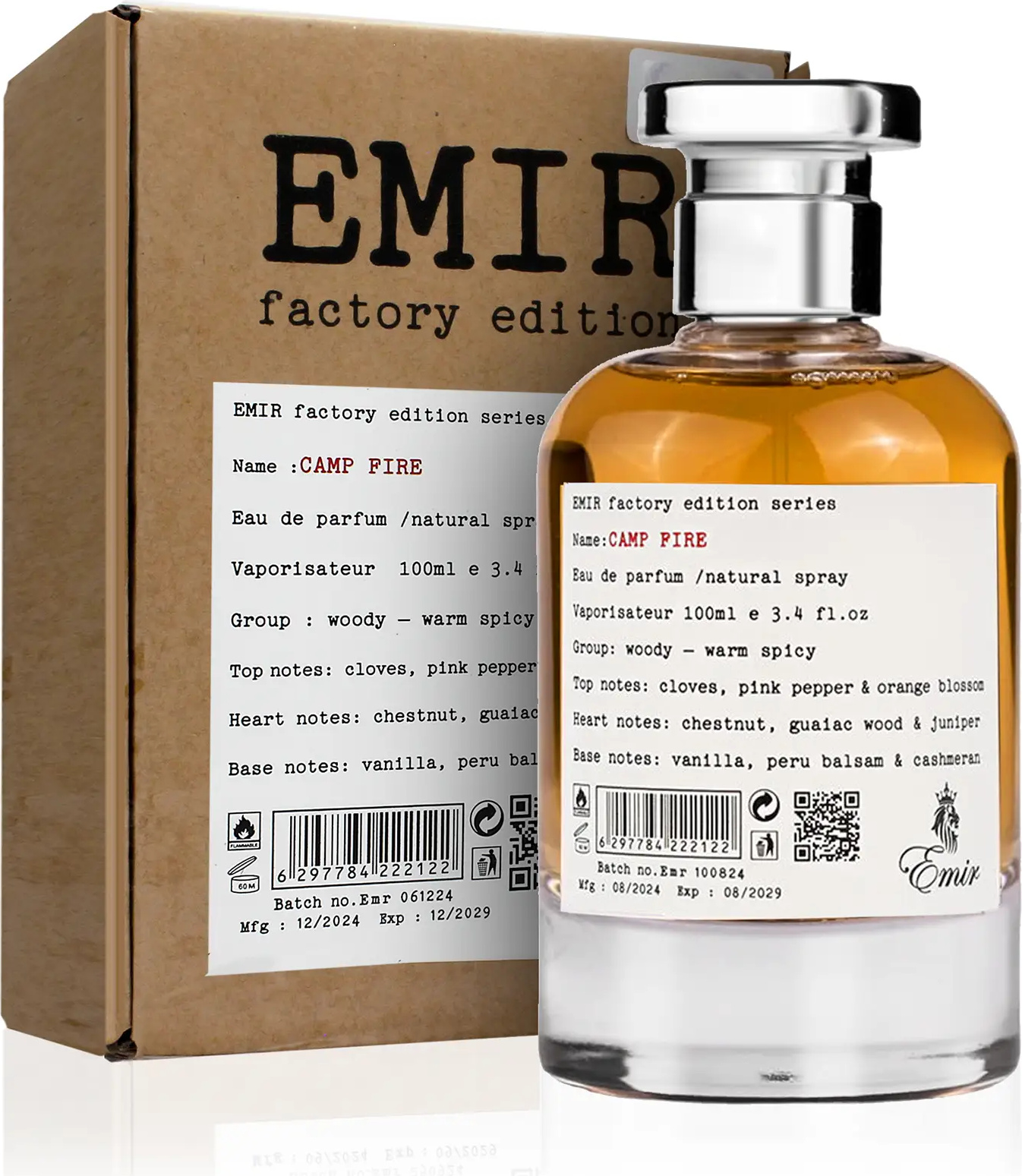 Emir Camp Fire Factory Edition woda perfumowana unisex 100