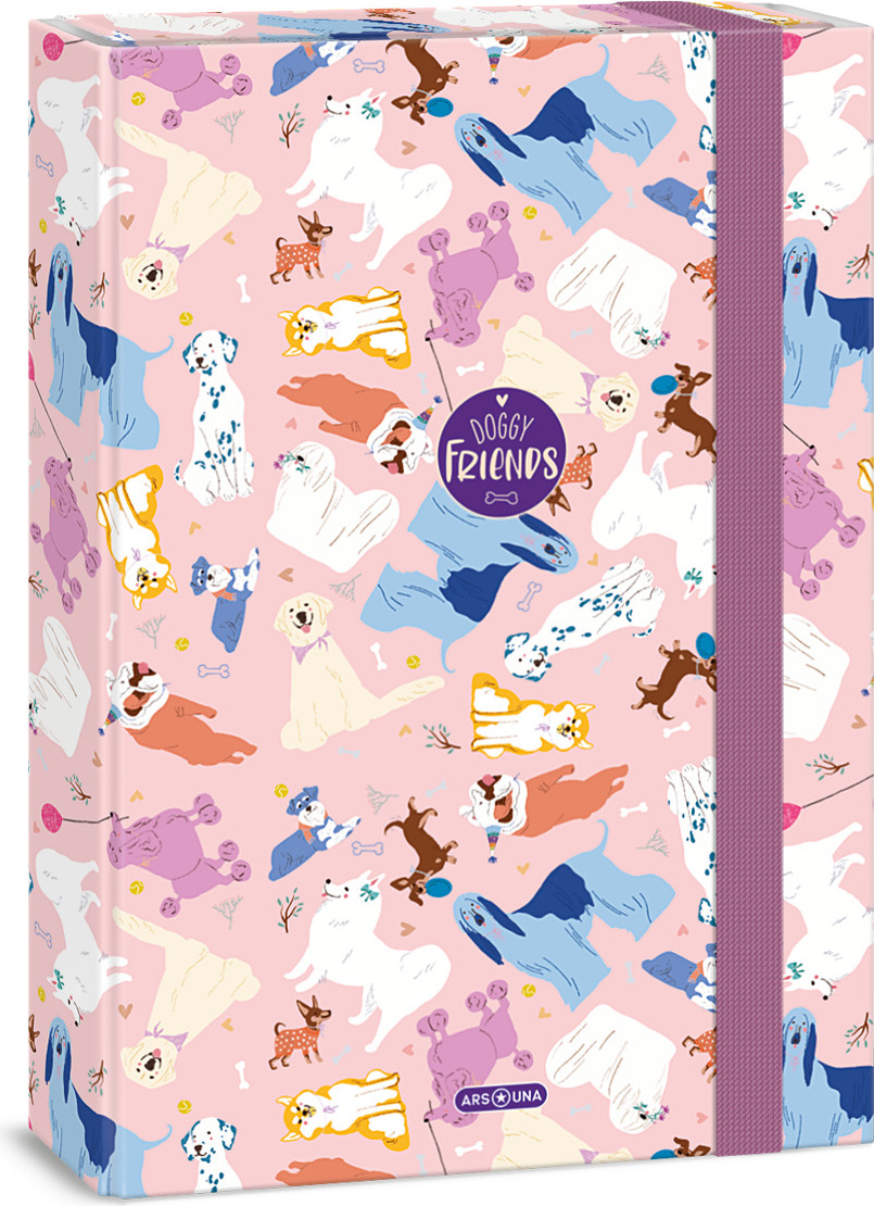 Ars Una Heftbox A4, Sammel- Heftmappe für Schulranzen, mit