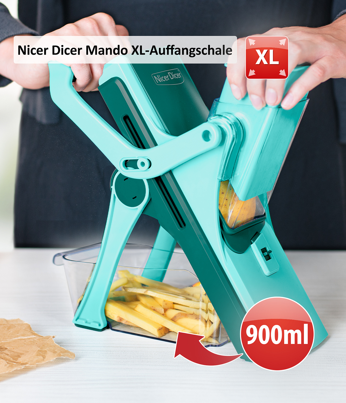 Genius Nicer Dicer Mando Auffangschale XL Set | Kaufland.at