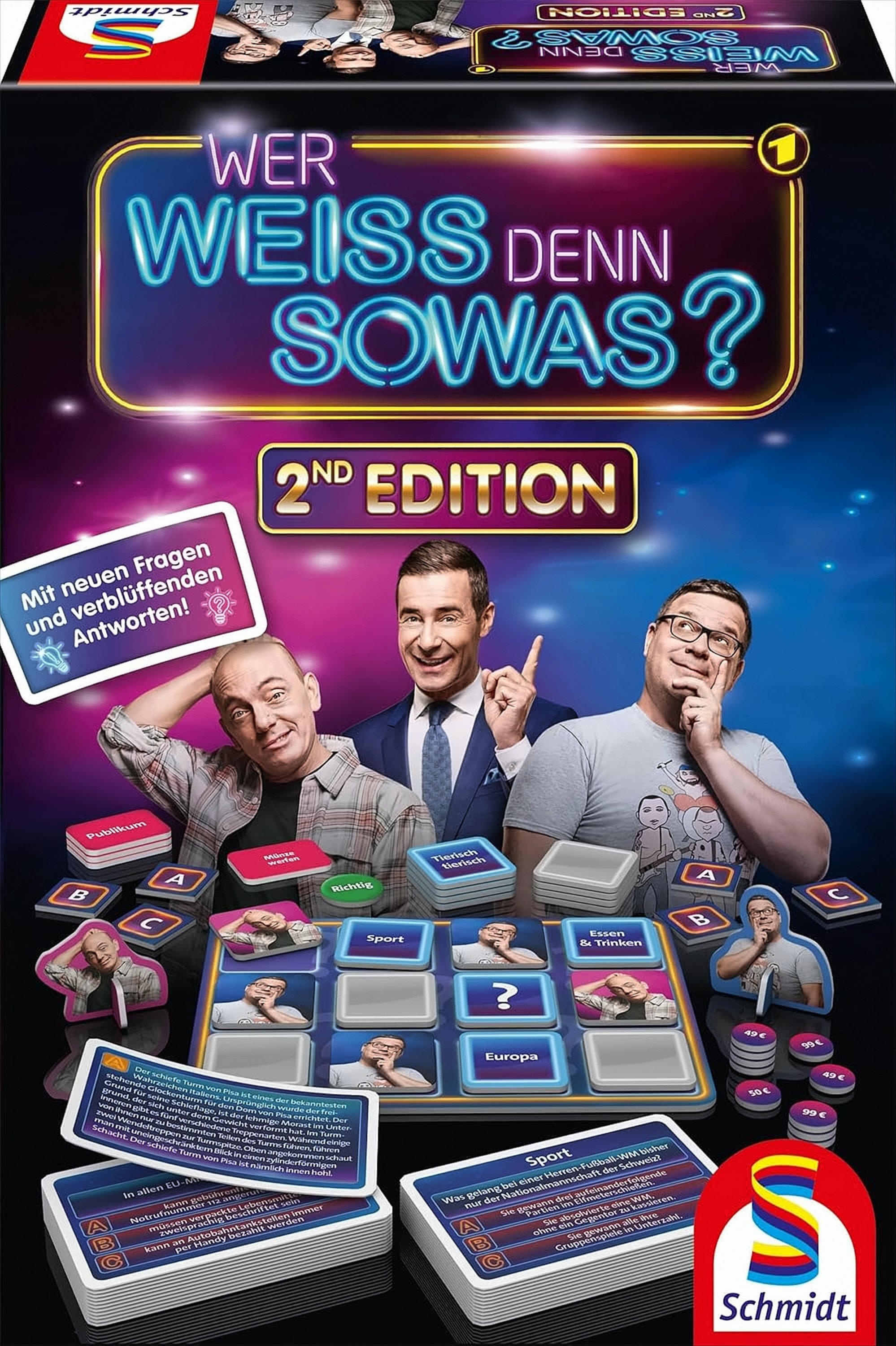 Schmidt Games Kto wie? 2nd Edition 49428 Gry planszowe