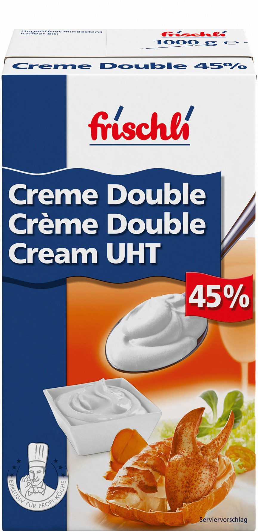 Frischli Creme Double 45% Krémová smotana pre maximálnu
