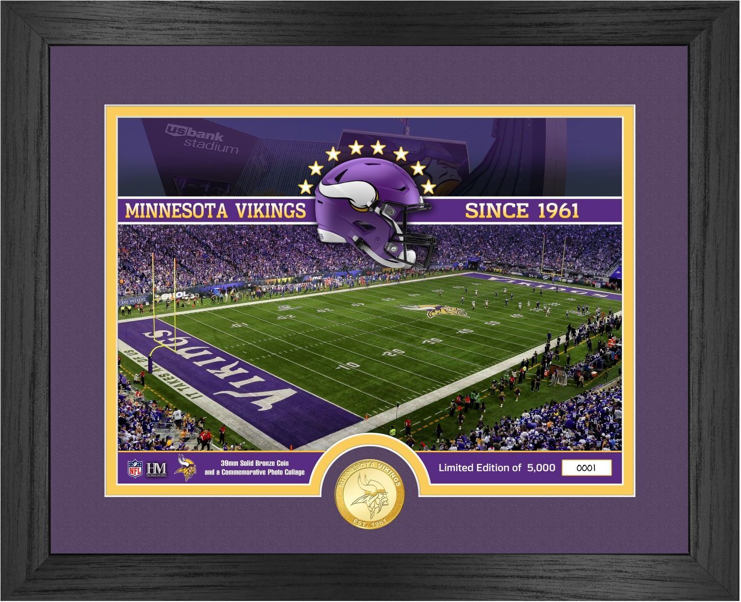 Minnesota Vikings NFL Stadium Zlatá minca | Kaufland.sk