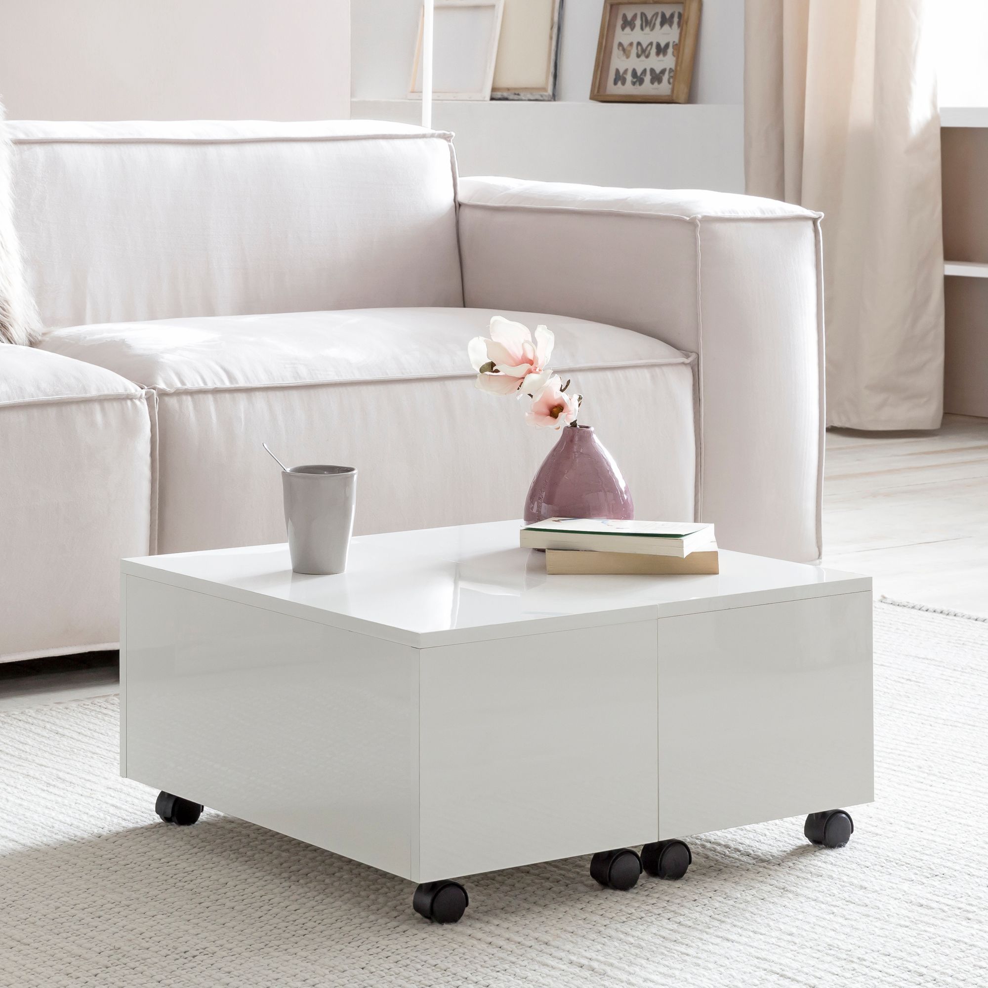 Couchtisch 60x60 Weiss