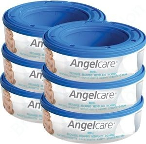Angelcare Round Cartouche de recharge pack de 6