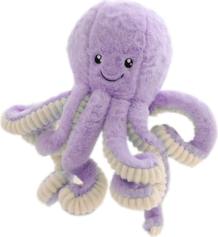 Gustaw Octopus Teddy Bear Large XXL (Purple, 60cm)