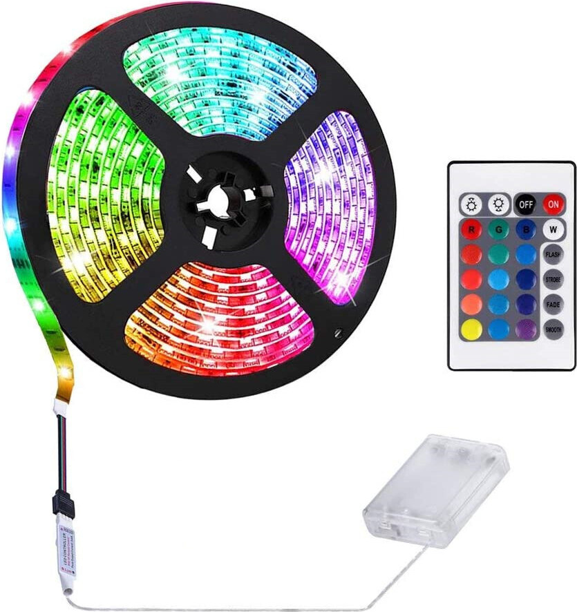 INF Listwa LED RGB 2m IP65 - Wodoodporna z pilotem