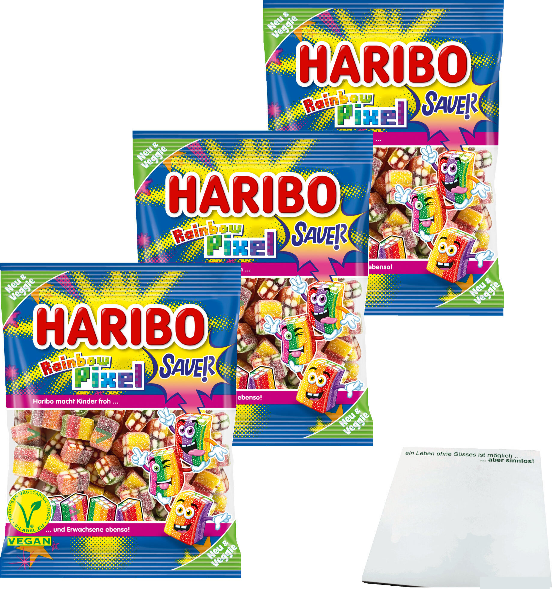 Haribo Rainbow Pixel Sauer 3er Pack (3x160g | Kaufland.de