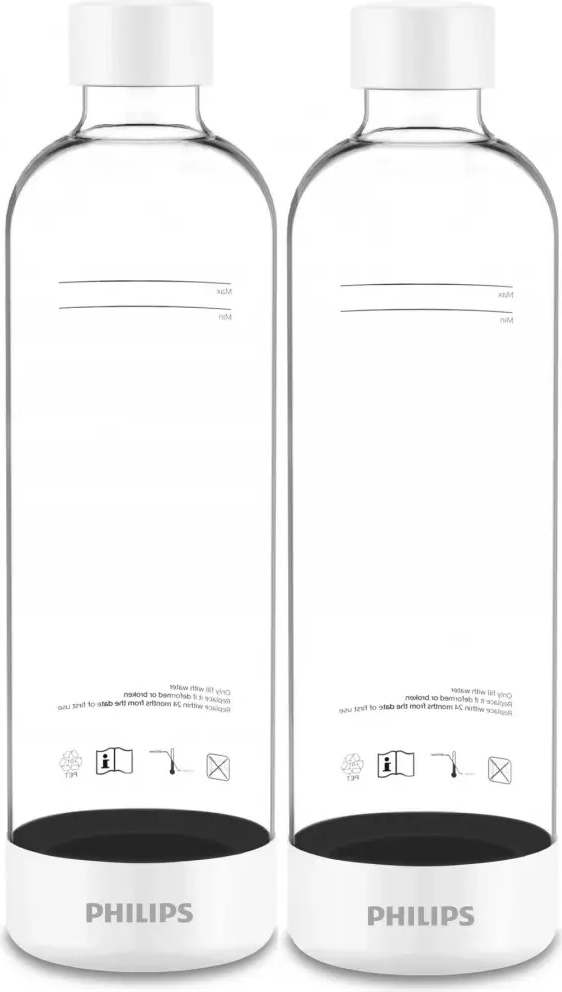 Philips GoZero - Wassersprudler-Flasche, 2 Stck,