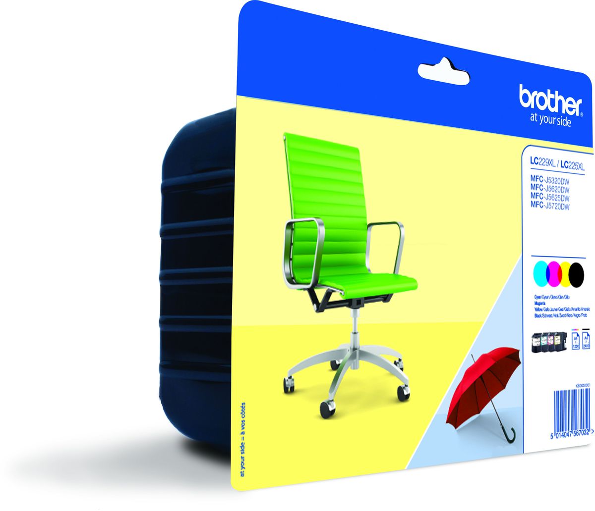 Brother LC-229XLVALBP, Czarny, Cyjan, Purpurowy, Żółty, 4