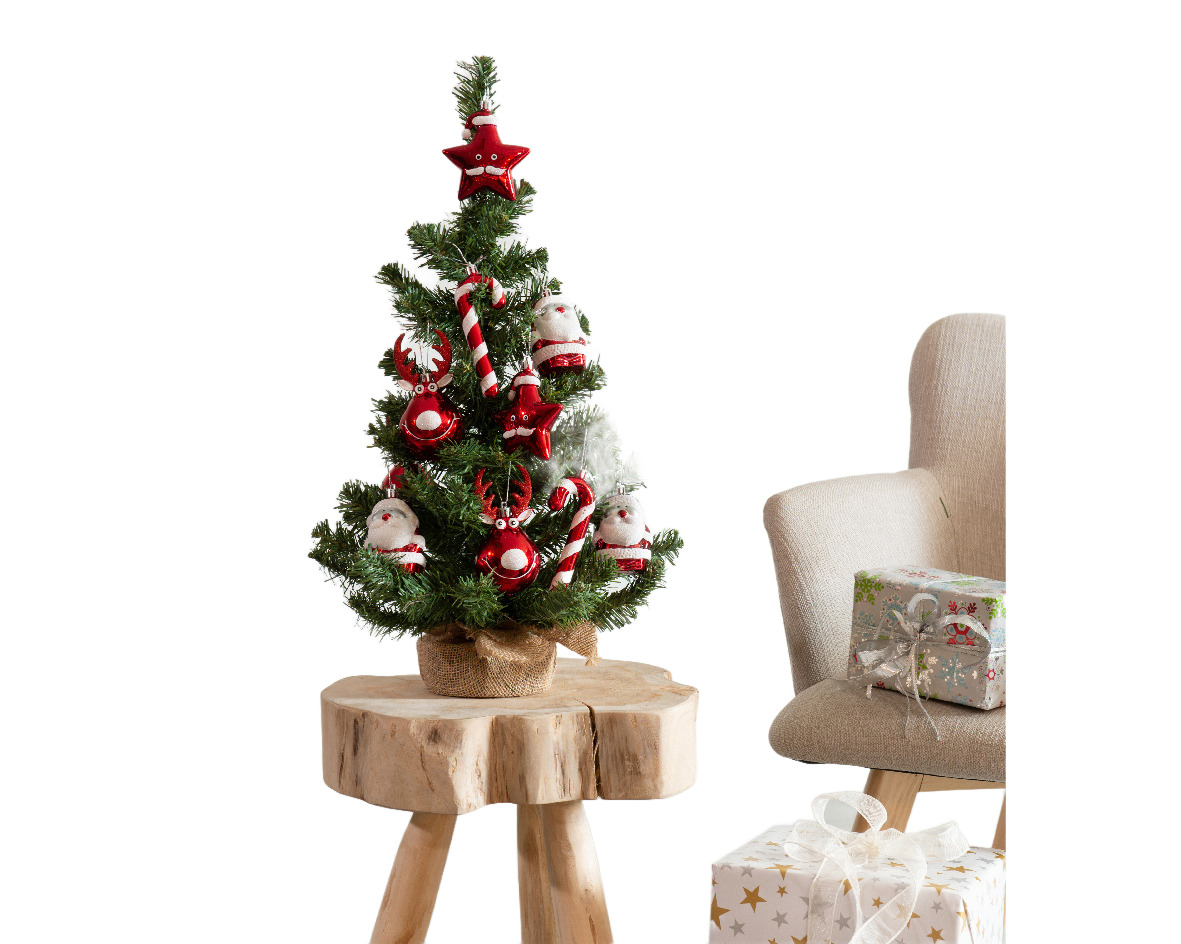 Choinka DECORIS z ozdobami 35x60 cm HOMLA | Kaufland.pl