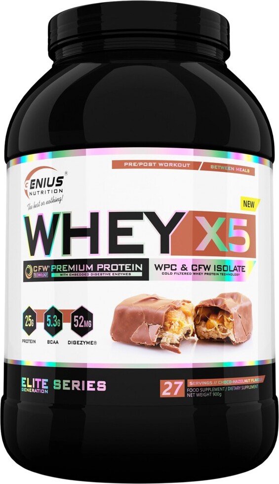 Genius Nutrition | Whey-X5 Chocolate Hazelnut