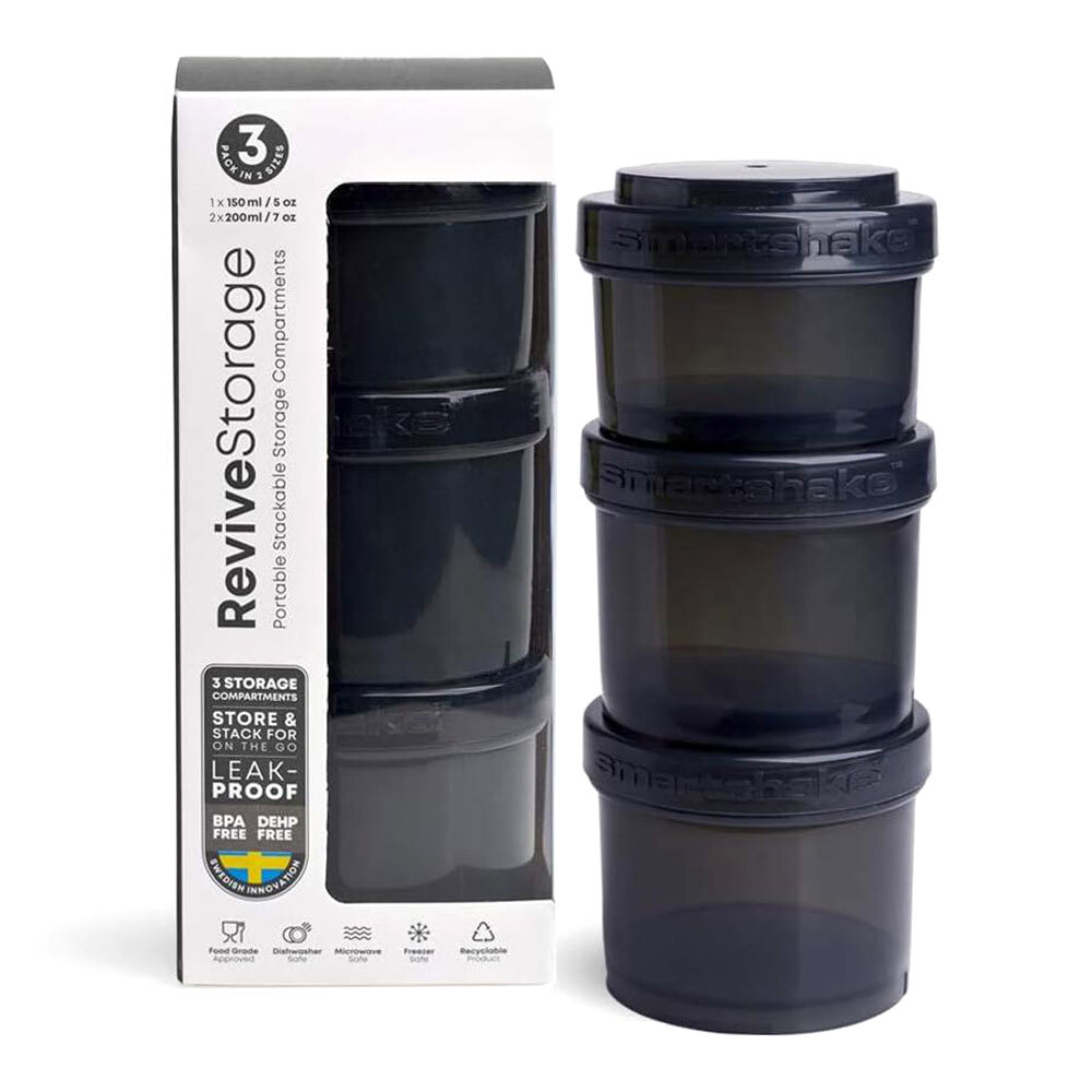 SmartShake Revive Storage 3-Pack v čiernej farbe