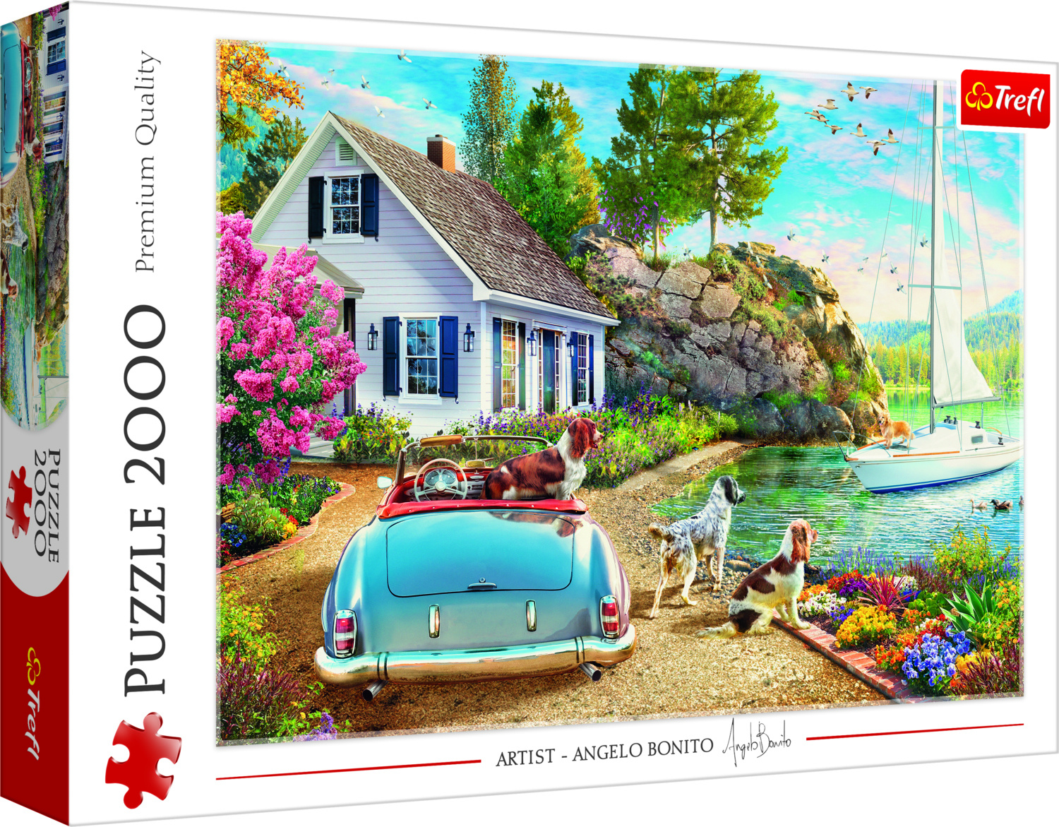 Puzzle 2000 Wakacyjna Przystań 27124 Puzzle klasyczne