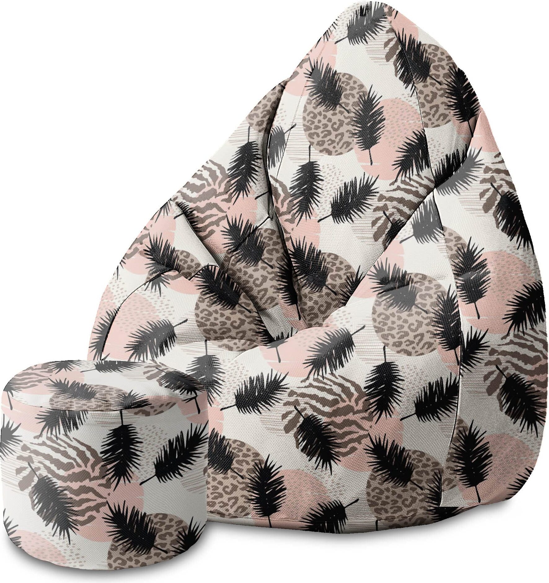 Dreamroots sedací vak 80x80x120cm s opěradlem Animal