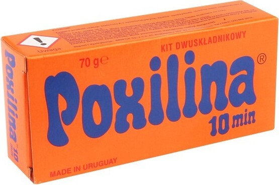 Poxilin - dvojzložkový tmel, 70 g / 38 ml
