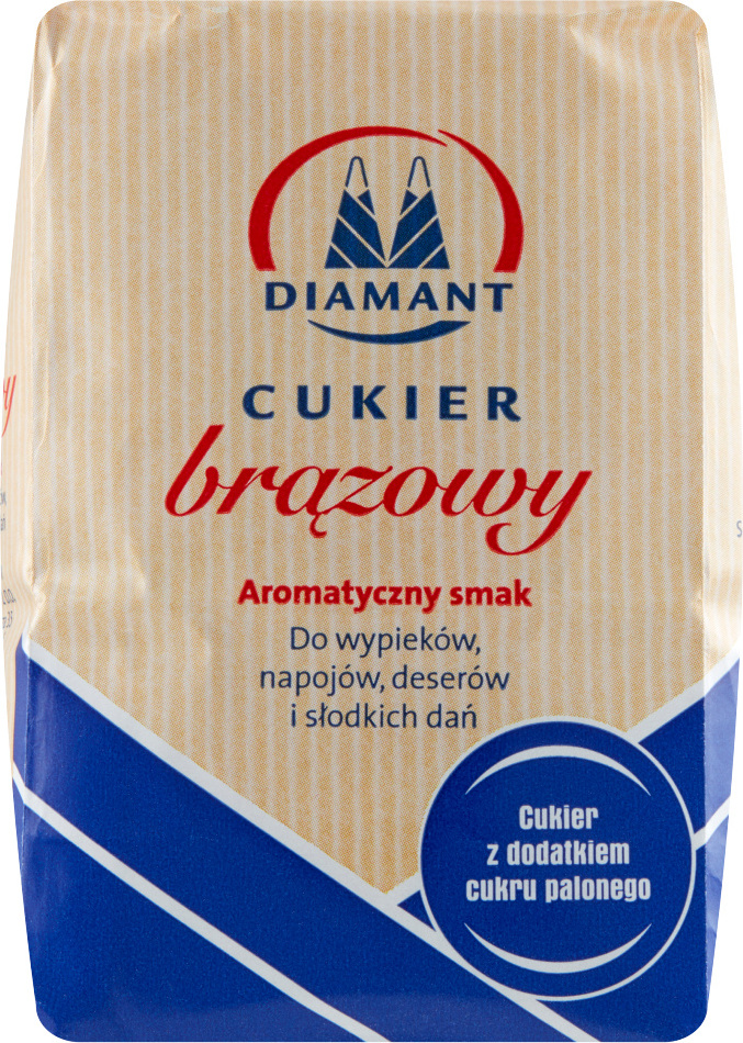 Cukier brązowy Diamant 500 G Cukier