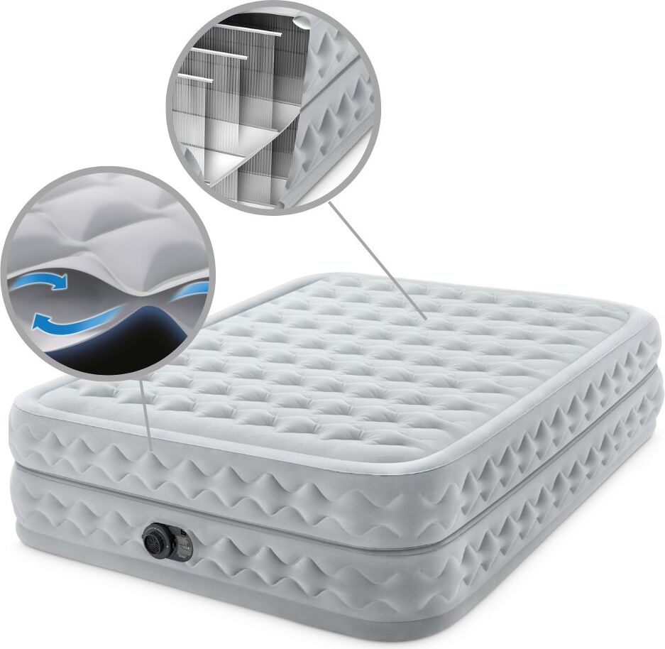 Intex 64490 Nd Luftbett Dura Beam Supreme Queen Mit 220 V
