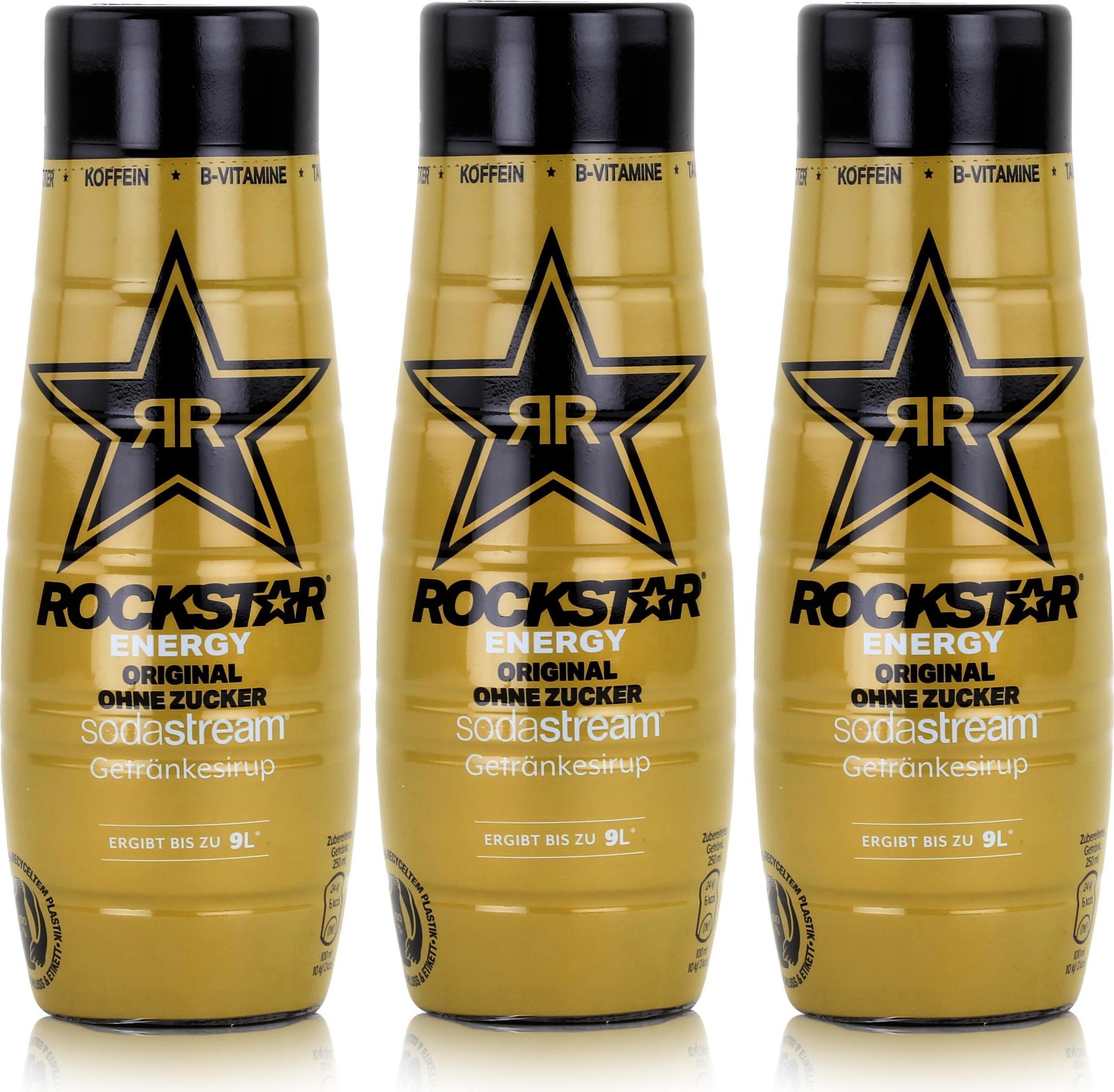 Sodastream Rockstar Energy Original 440ml (confezione da 3)