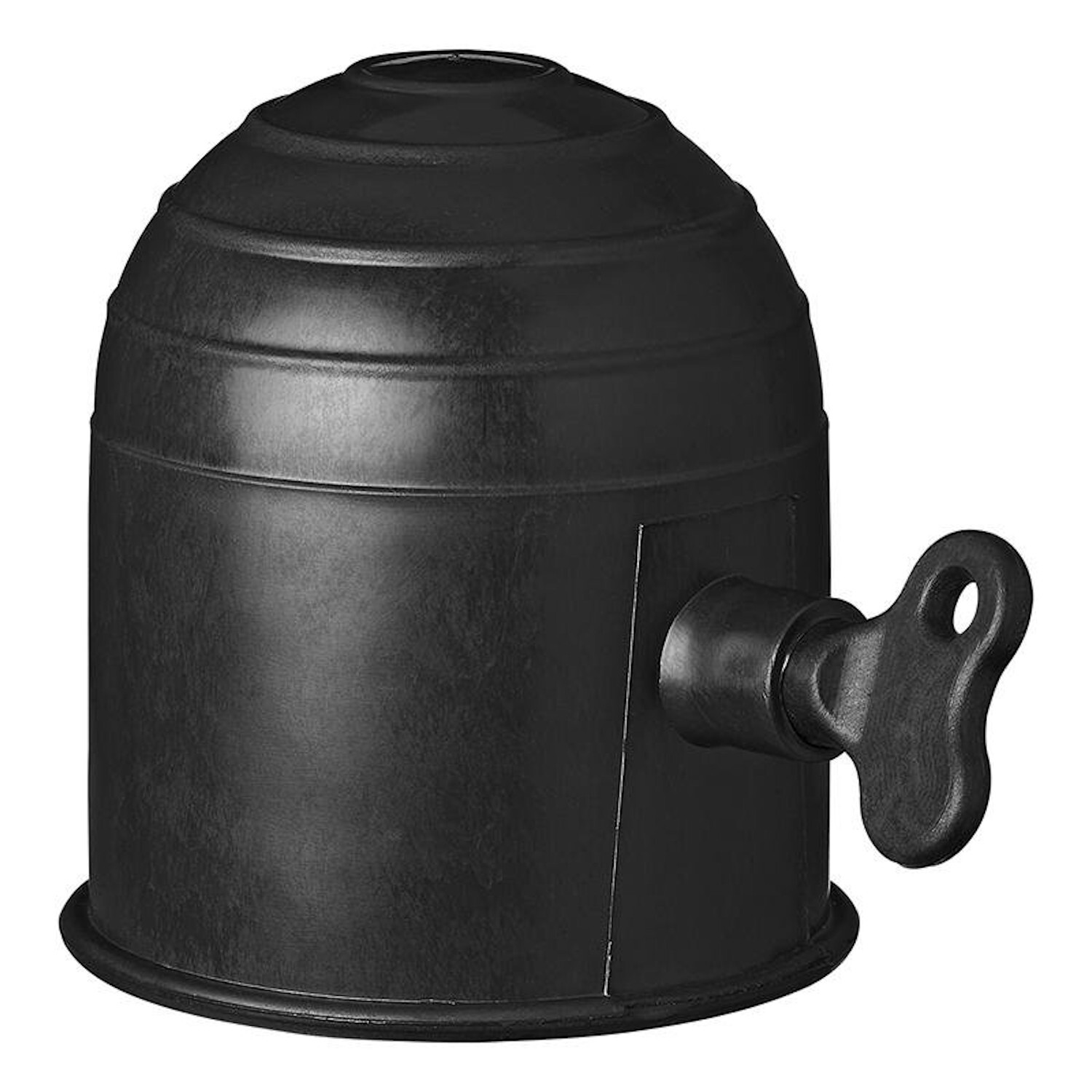 Cache boule d'attelage noir avec serrure