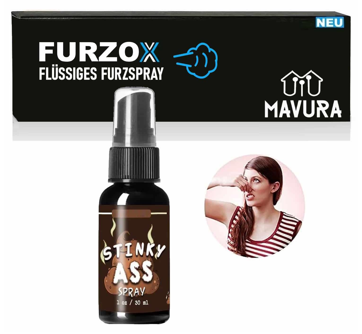 FURZOX spray per scoregge bomba puzzolente scherzo articolo