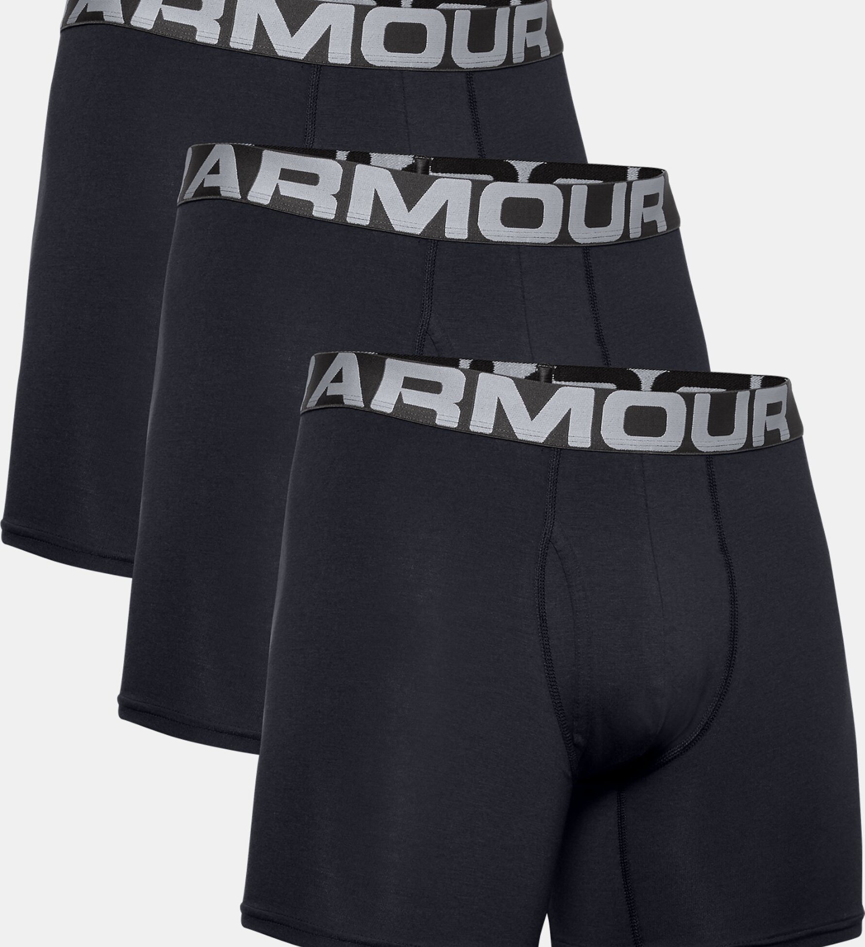 Under Armour Charged Coton Boxerjock 6 inch 3-Pack - taille