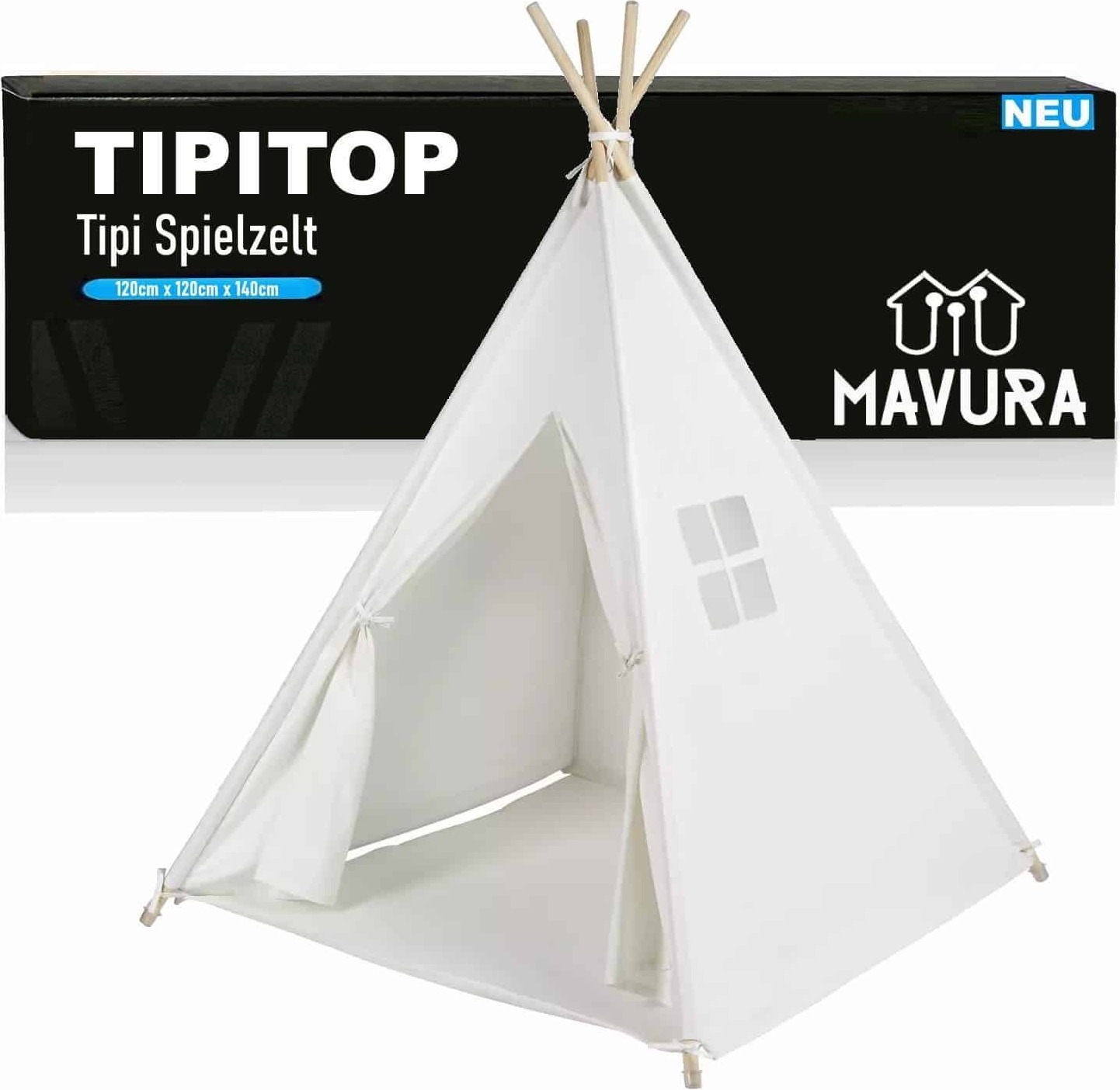 TIPITOP Kinder Tipi Zelt Tippi Spielzelt | Kaufland.at