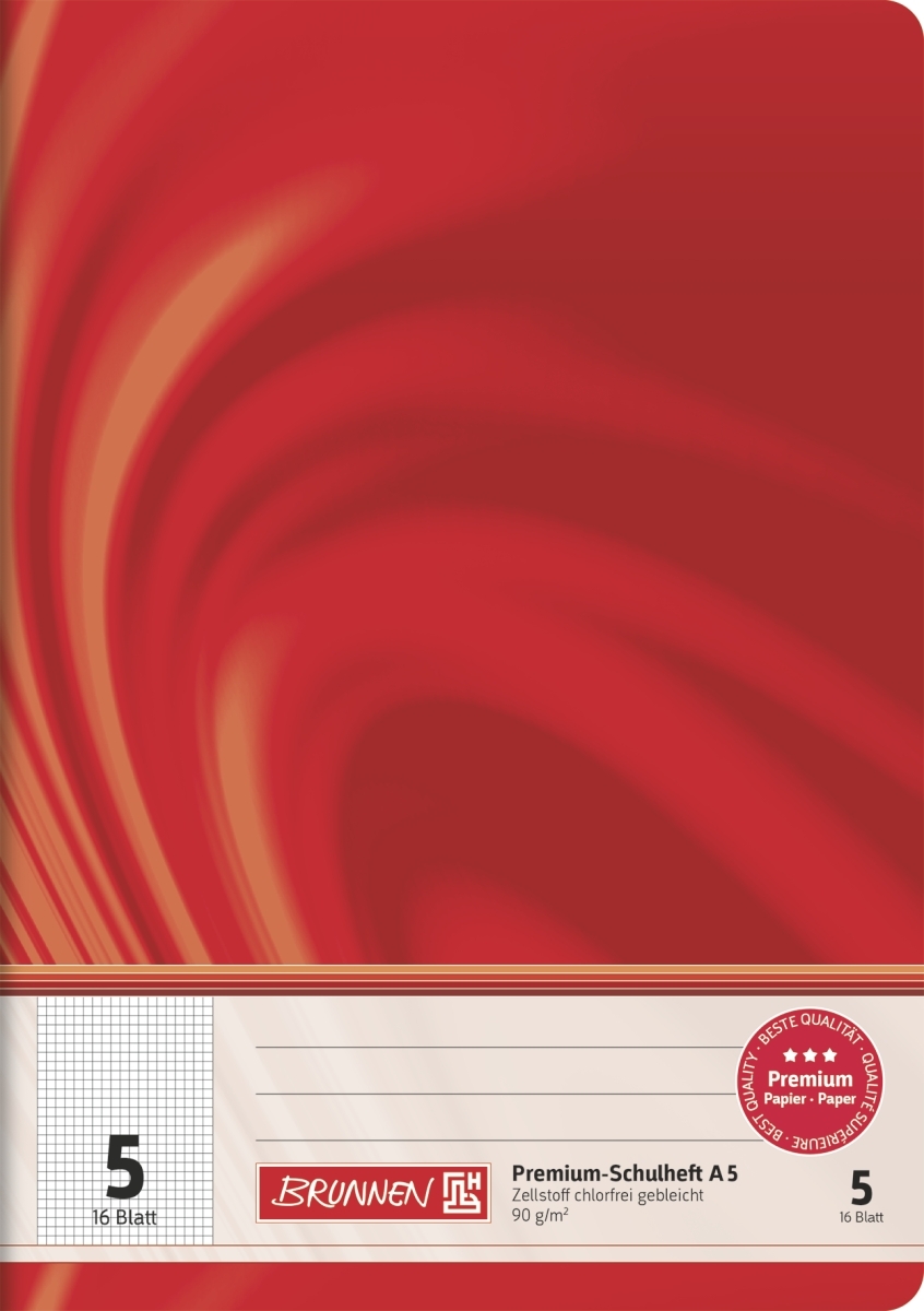 BRUNNEN 104570502 Zeszyt ćwiczeń Vivendi A5 5 mm w kratkę,